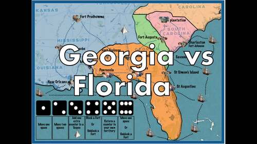 13 Colonies Social Studies Activity #13 - Georgia vs Florida (social ...