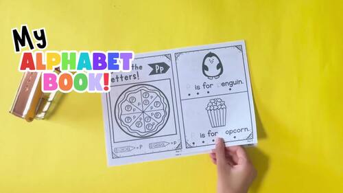 Letter of the Week Activity | My Letter P Book by Kids Burrow | TPT