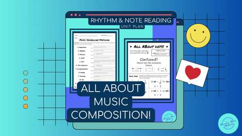 MUSIC COMPOSITION | Unit | Middle School General Music | Print | TPT