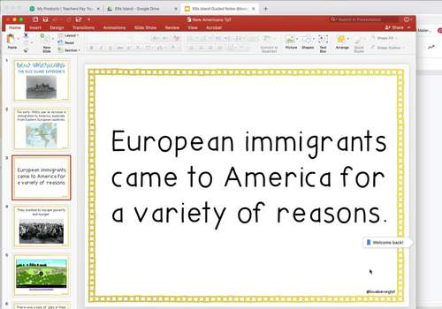 Ellis Island Google Slides and Notes Activity by Love Learning | TpT
