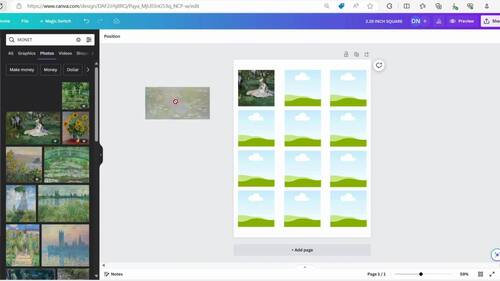 Blank 2.25 Inch Square Templates in PDF PNG PSD EPS DXF And Canva Format