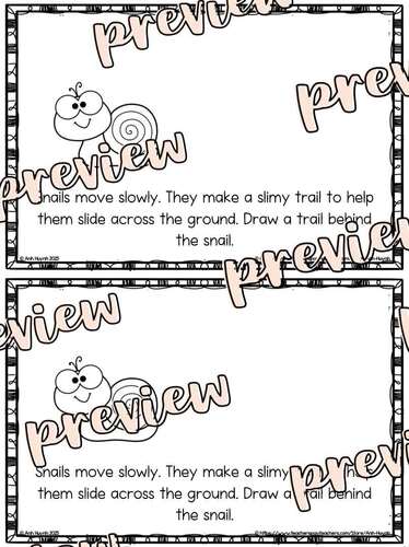 Texas Land Snails Mini Book and Activities by Anh Huynh | TPT