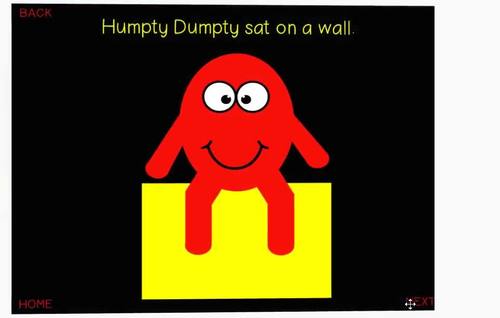 CVI Nursery Rhyme Humpty Dumpty Print and Digital by Learn To Speech