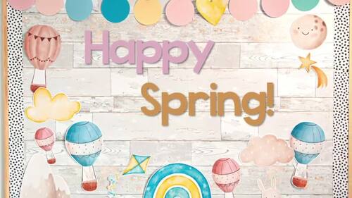 Spring Decor Bundle - Watercolor, Editable, Photo Craft, Posters, Cinco ...