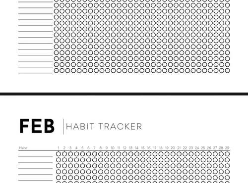 Teacher Habit Tracker, 12 Month Classroom Habits Checklist, Growth Mindset