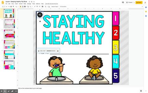 Staying Healthy Interactive Flip Book | Printable & Digital | TPT