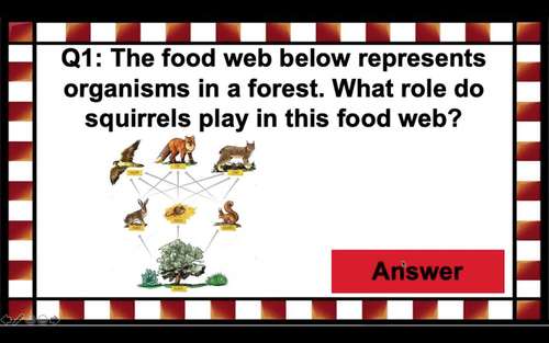 Food Webs Tech Time (5.9B) Interactive Game! (Team or 1 vs 1) | TPT