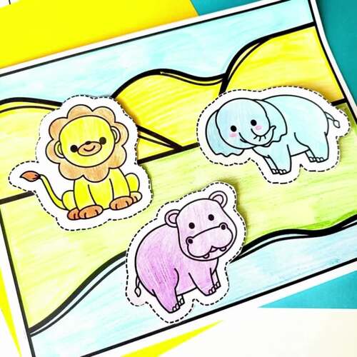 Zoo Animals Math and Literacy Centers Preschool Activities | TPT