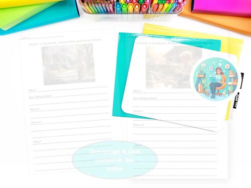 Stretch a Sentence Worksheets with pictures by ABA talks store | TPT