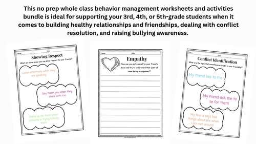 Whole Class Behavior Management Building Healthy Relationship ...