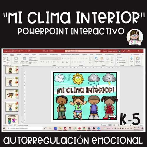 IDENTIFICACIÓN Y AUTORREGULACIÓN DE EMOCIONES PPT INTERACTIVO 2-5 (SPANISH)