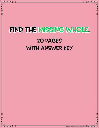 Thanksgiving Turkey Number Bonds to 10 | Part-Part-Whole Missing Part ...