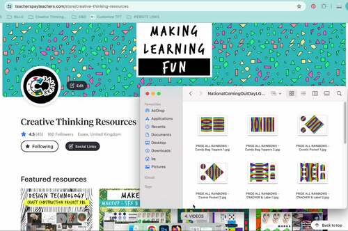 National Coming Out Day | LGBTQIA+ LGBT Gay Pride Rainbow MAKE Paper ...