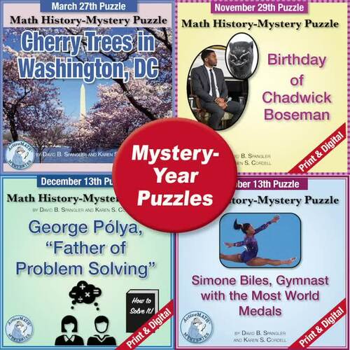 Equations & Inequalities: 4 Math-History PDF Mini Lessons + BONUS Gr 7 & Up