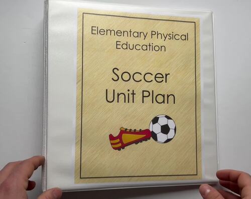 Elementary Physical Education Complete Soccer Unit and Materials