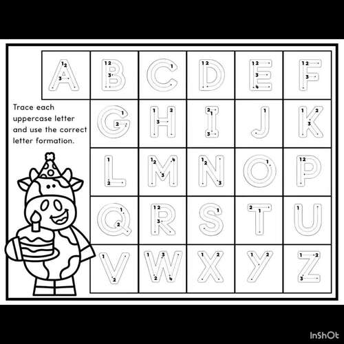 Alphabet Tracing Worksheets Bundle | Letter Formation & Writing Practice