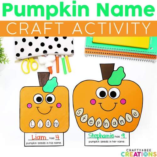 Name Crafts Bundle Writing Practice Back to School March April ...