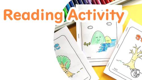 BUNDLE Japanese Reading Activity - 3 Mini Books for Beginners Level 1
