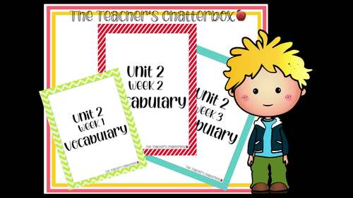 Vocabulary Companions: ELA Benchmark Unit 2, Grade 2 | TPT