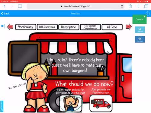 Food Truck Frenzy:Play-Based Language + Narrative Language | for Speech ...