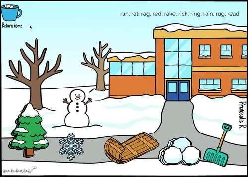 Get Ready for Winter at School | Boom™ Card | Articulation Game | TPT