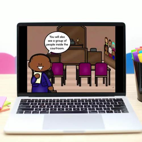 Community Helpers WH- Questions about Lawyers / People in Court Google ...