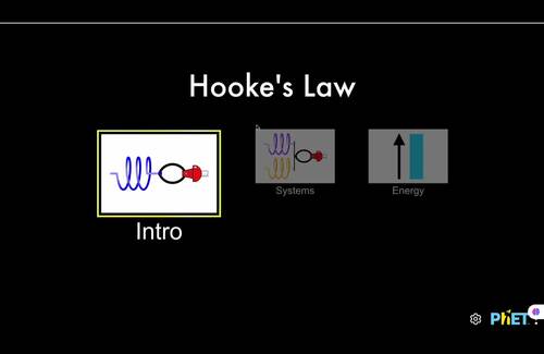 Hooke’s Law Worksheet Using PhET Simulation (No Prep) | TPT