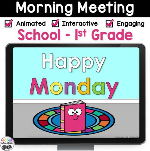 DIGITAL Morning Meeting - BACK TO SCHOOL - AUG - SEPT - 1st Grade ...