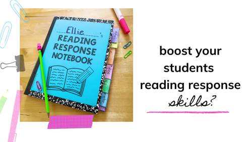 Reading Response Journal Reading response notebook Readers notebook