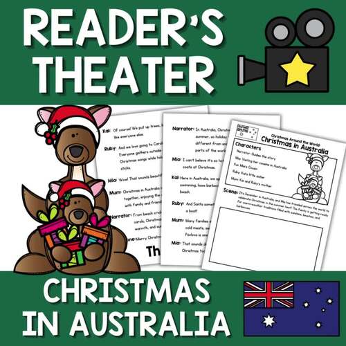 Christmas in Australia Readers Theater | Holidays around the World Fun ...