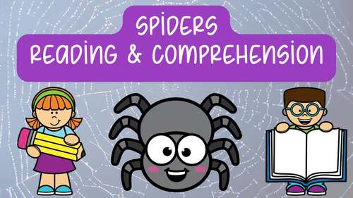 All About Spiders Nonfiction Reading October Spiders PreK Kindergarten ...