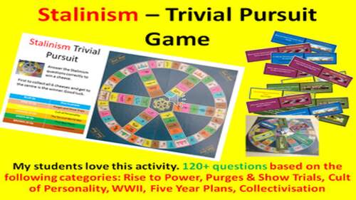 Stalinism – Trivial Pursuit Revision Activity (120+ questions) | TPT
