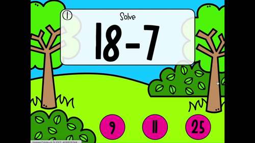2nd Grade Math Review Game - Back to School Math Activities - Digital ...