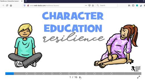 Resilience Interactive Lesson – Self Directed eLearning for Character ...