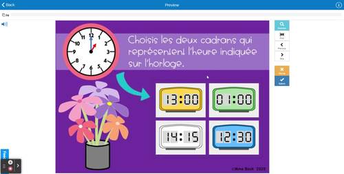 BOOM Cards: Je lis l'heure aux 12 et 24 heures by Mme Bock | TPT