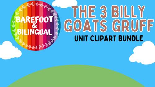 3 Billy Goats Gruff Unit Clipart Bundle | Fairy Tale Clipart | TPT