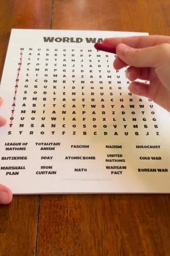 American Wars Word Searches U.S. History Activities BUNDLE by ...