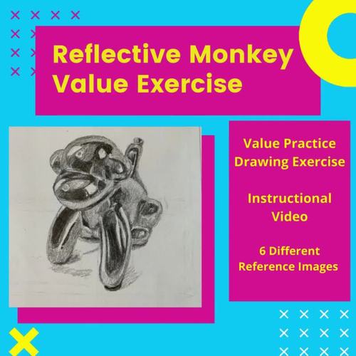 Reflective Monkey Value Exercise by ITS AN ART THING | TPT