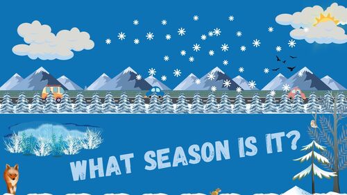 Winter introduction animated video. Teach the seasons. | TPT
