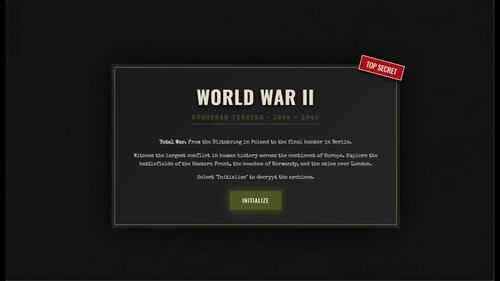 World War II (European Theater): Interactive 3D Map & Timeline ...