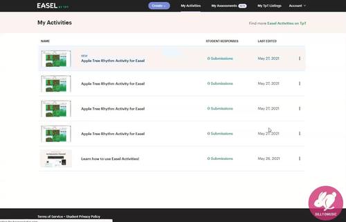 FREE! Music: Quarter Note and 8th Notes - Apple Tree Rhythm Activity ...