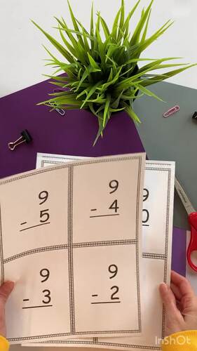 Subtraction Facts-2OA.1-2nd Grade (flashcards, assessments, parent letters)