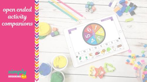 No Print Open Ended Activity Companion for Speech & Language iPad or ...