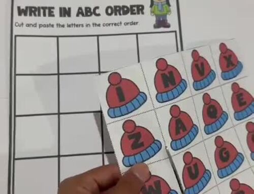 Winter Abc Order | ABC Order WINTER Worksheets by Kidzvilly | TPT