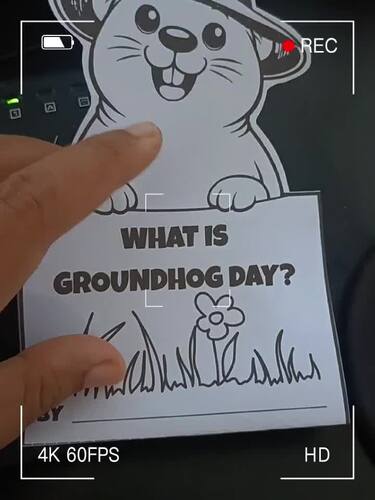 Groundhog Day Flipbook Writing & Craft Activity, Winter–Spring Writing ...