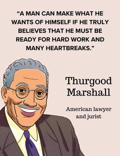 Black History Month Bulletin Board - 18 Inspirational Quote Posters