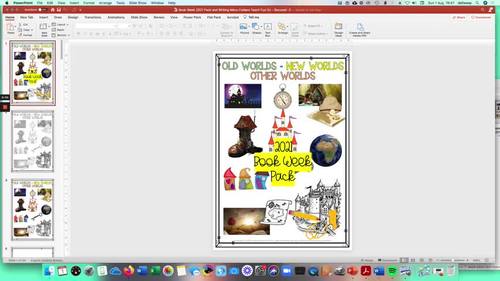CBCA Book Week 2021 Old Worlds New Worlds Other Worlds Writing Folder ...