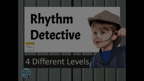 Elementary Music Digital Rhythm Note Names Activities - PowerPoint