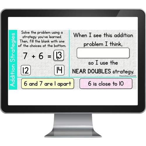 Addition to 20 Addition Strategies Digital Math Center for SEESAW