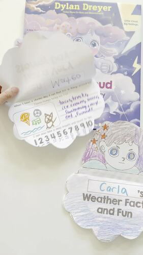 Misty the Cloud- A Very Stormy Day: Social Emotional Craft, Weather ...